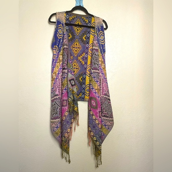 Sweaters | Vintage Bohogypsy Sleeveless Duster | Poshmark